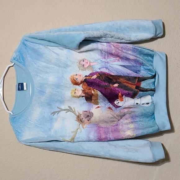 Disney | Shirts & Tops | Disneys Frozen 2 Fuzzy Top | Poshmark